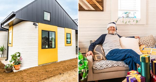 Formerly Homeless Man Moves Into the First 3D-Printed Tiny Home