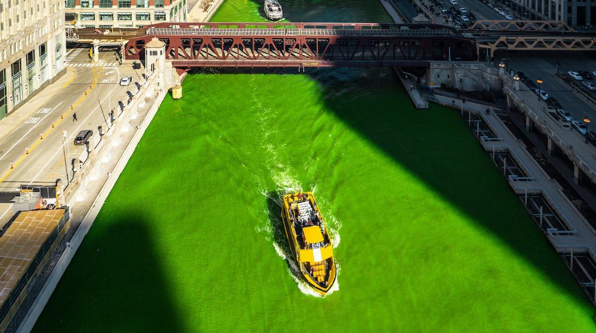 The Environmental Impact of Dyeing Chicago's Green River