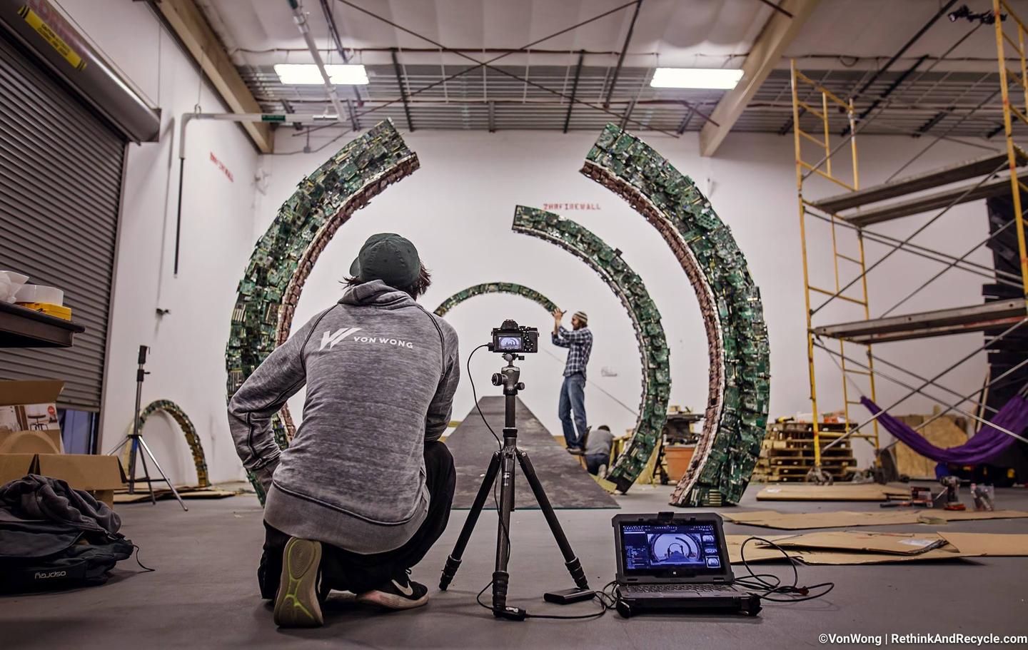 'E-Waste' Photo Shoot Turns Forgotten Electronics Into Art