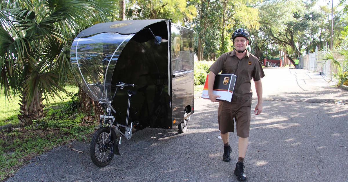 UPS Launches First-Of-Its-Kind E-Bike Delivery Service