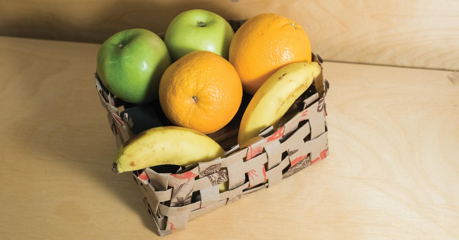 How to DIY an Upcycled Basket With Old Paper Bags
