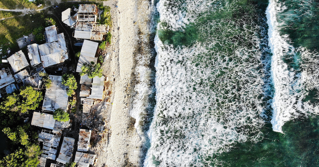 The Island of Tuvalu Is Sinking Due to the Effects of Climate Change The Island of Tuvalu Is Sinking Due to the Effects of Climate Change