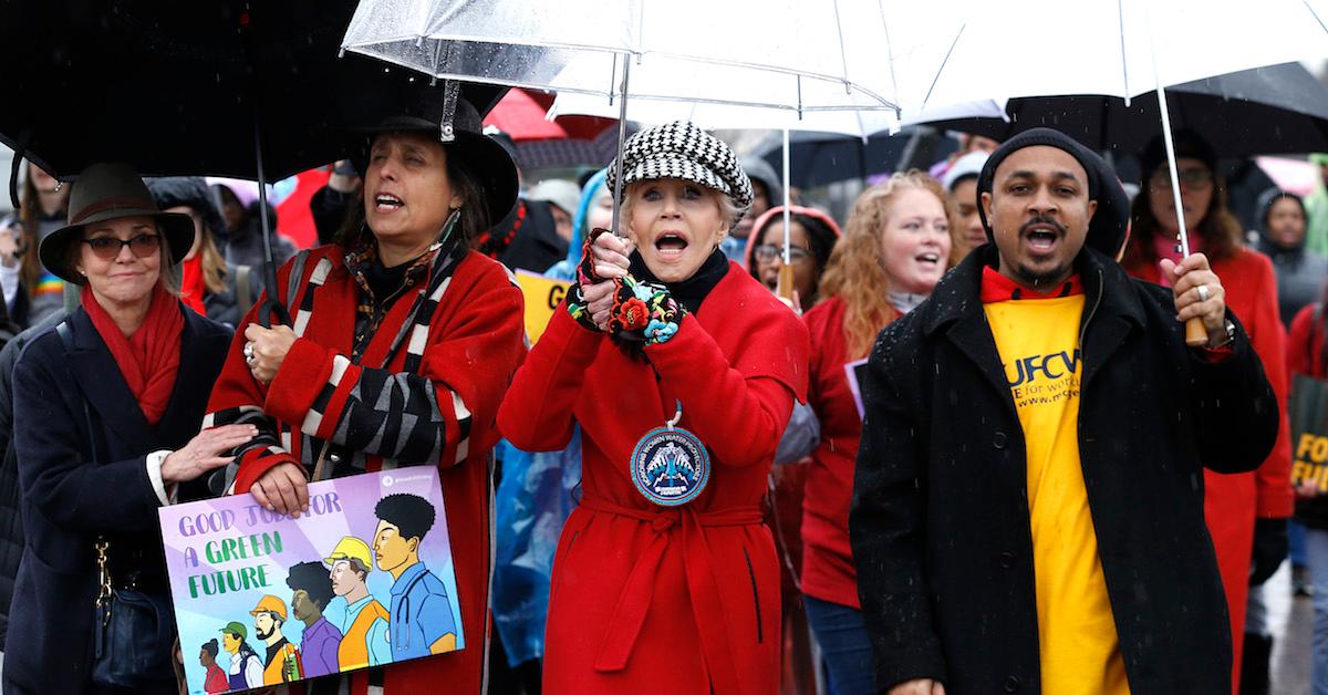 Jane Fonda's Fire Drill Friday Protests Go Digital Due to COVID-19