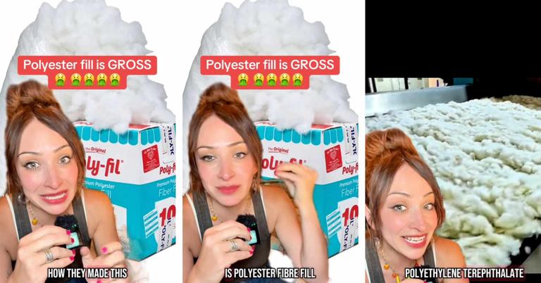 TikTok User Shares Toxic Info About Polyester Fiber Fill