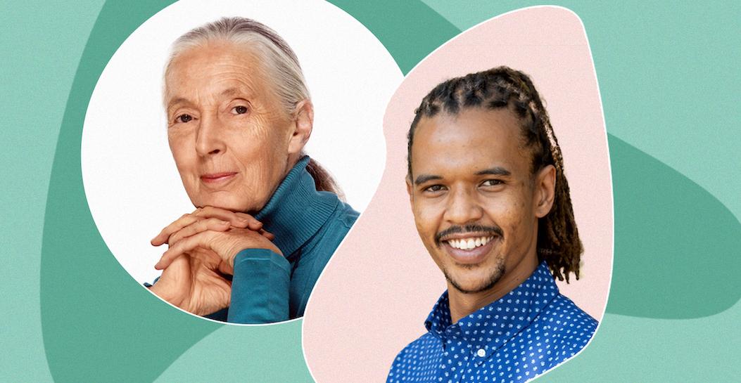 Jane Goodall Works With Her Grandson Merlin van Lawick on Conservation