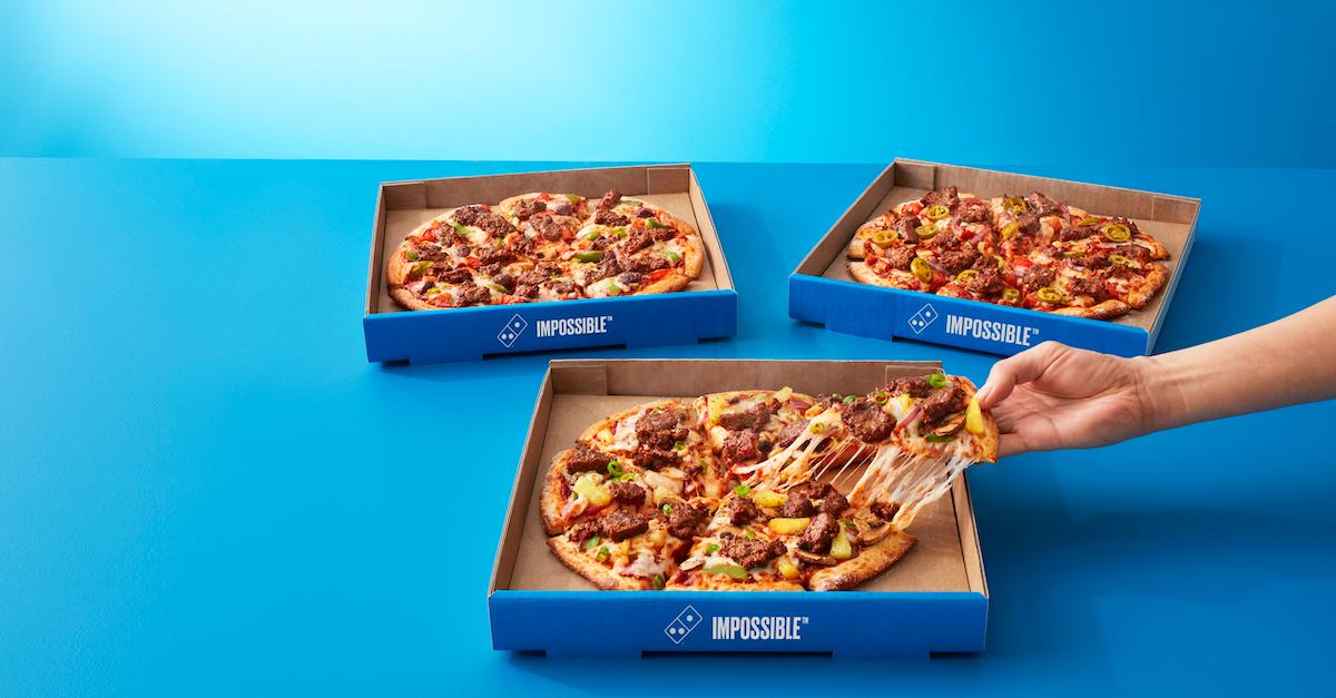 Domino’s Is Adding Impossible Meat to Select Menus Worldwide Domino’s Is Adding Impossible Meat to Select Menus Worldwide