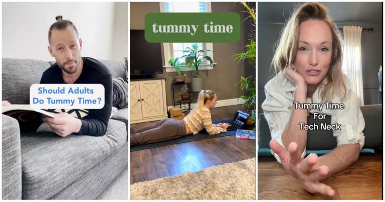 Adult Tummy Time — The Physical Benefits of the New Wellness Trend?
