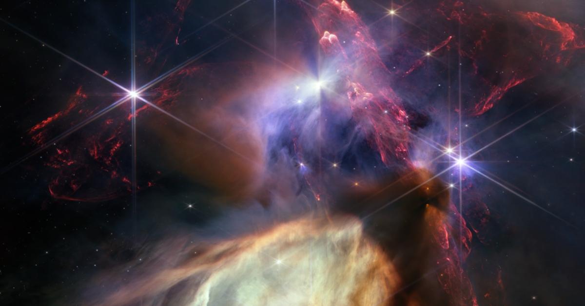 What Appears in the James Webb Telescope Birth of a Star Image?