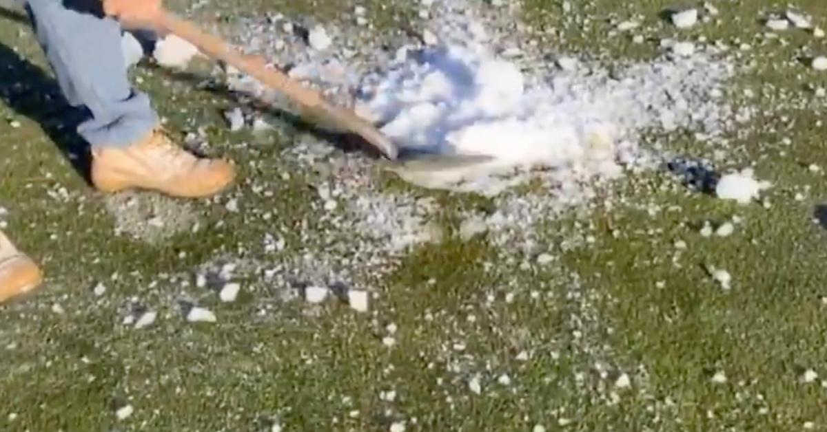 Megacryometeor Ball of Ice Falls From the Sky in Australia