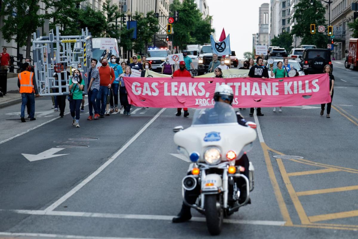 Nevada Rangers Drive Truck Through Climate Protesters