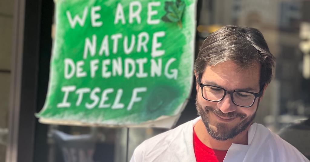 NASA Scientist Peter Kalmus on Civil Disobedience in Climate Action