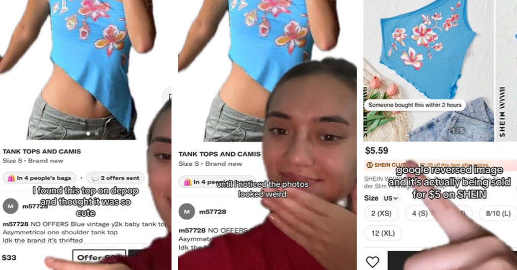 Depop Sellers Caught Using Clothes From Shein to Dupe Shoppers
