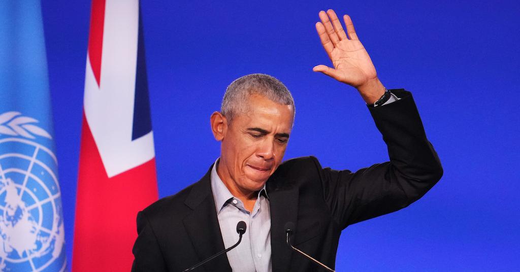 Obama's Speech at COP26 in Glasgow Addresses Climate Change and Action