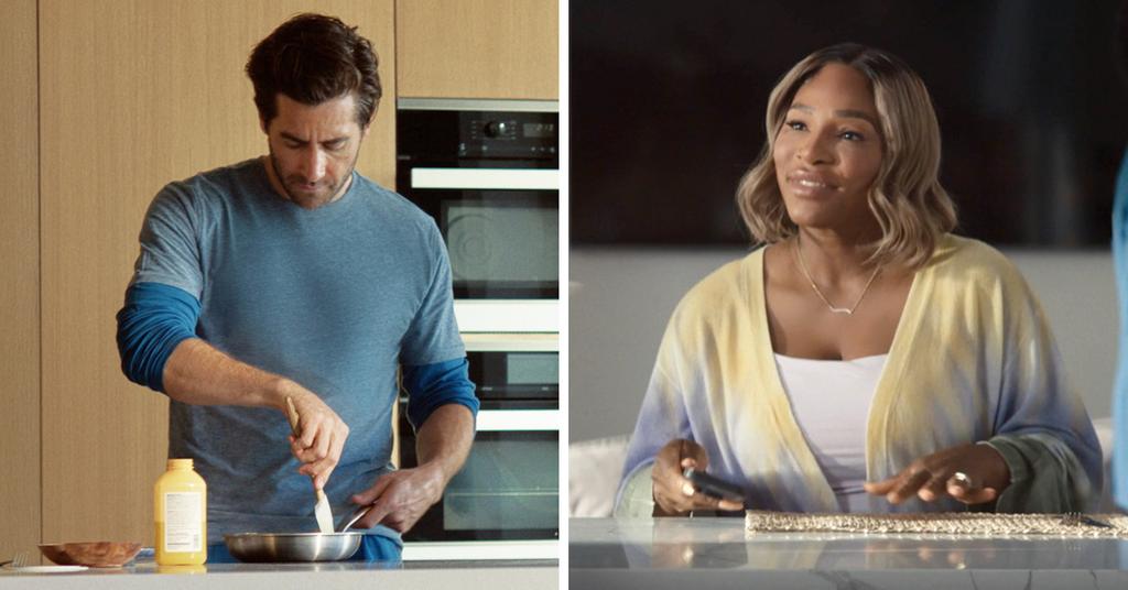 Just Egg Commercials Feature Serena Williams, Jake Gyllenhaal