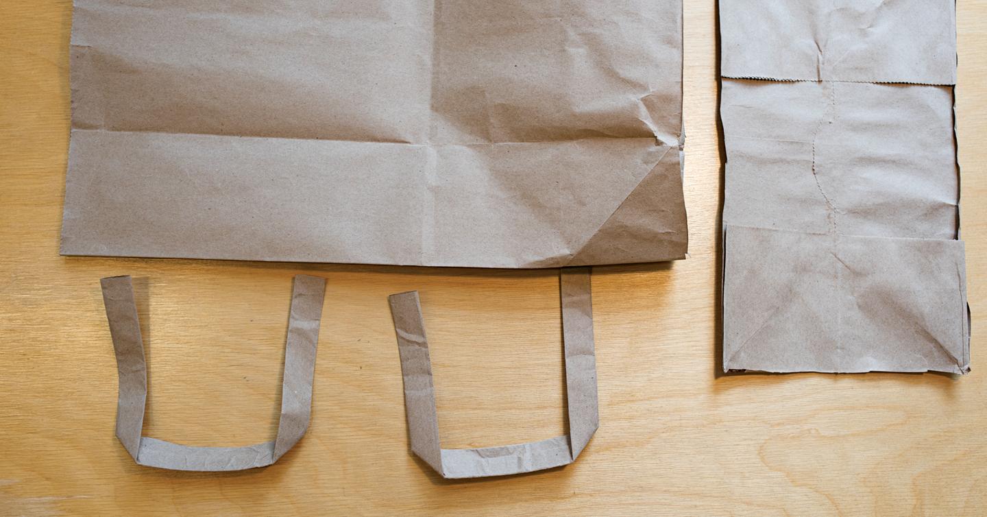 How to DIY an Upcycled Basket With Old Paper Bags