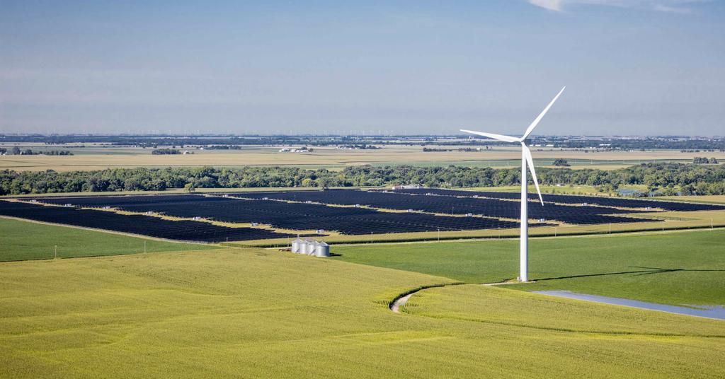 Invenergy's New Hybrid Solar-Wind Farm Could Power 75,000 Homes
