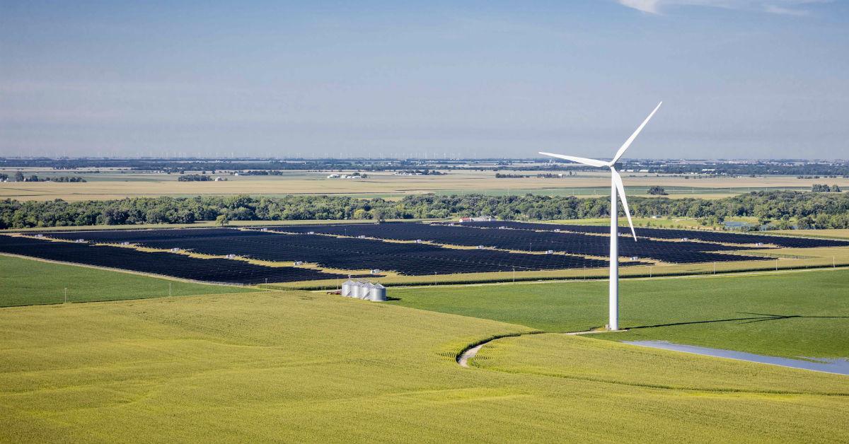 Invenergy's New Hybrid Solar-Wind Farm Could Power 75,000 Homes