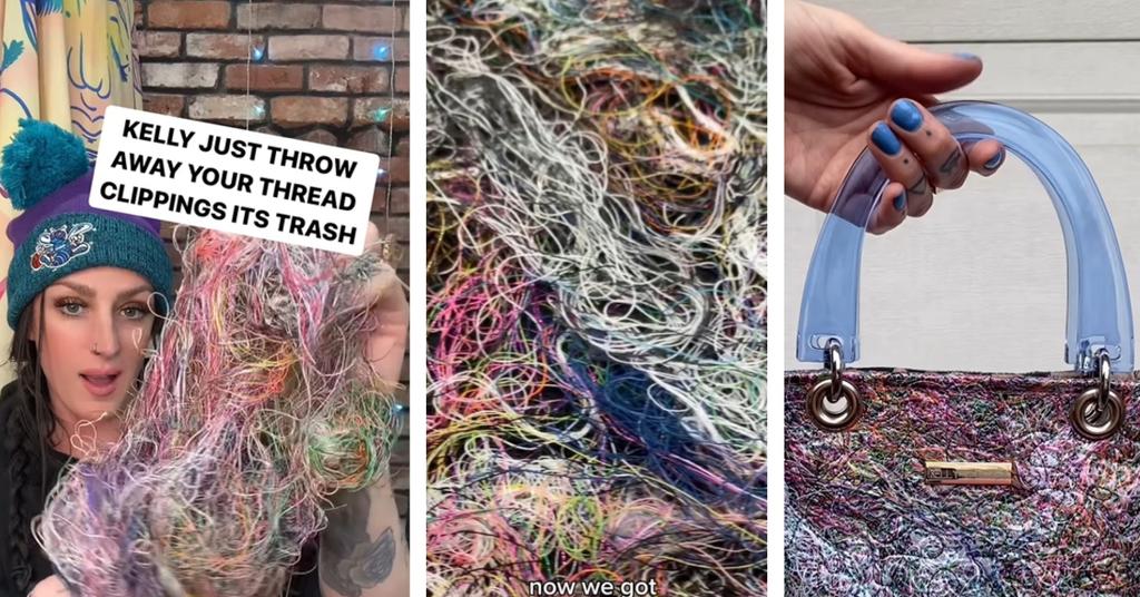 Project Runway's Kelly Dempsey Is Upcycling Thread Clippings Into Bags