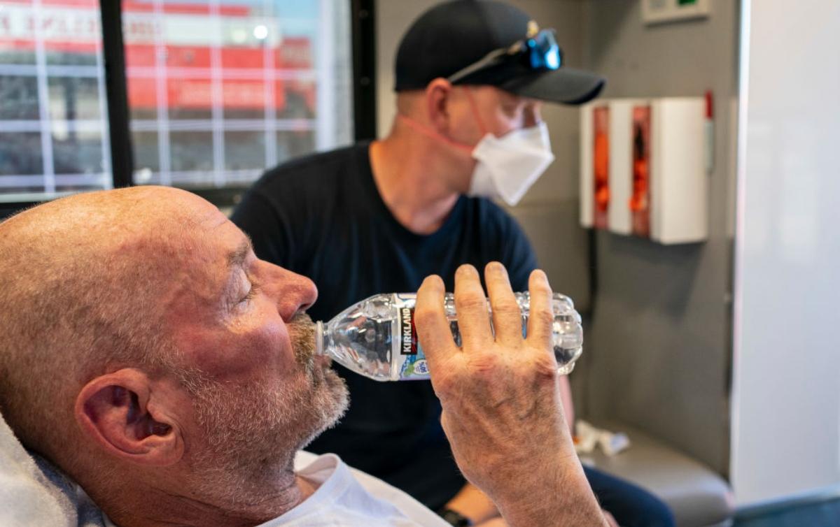 Woman's Shoes Melt Outside Due to Climate Change