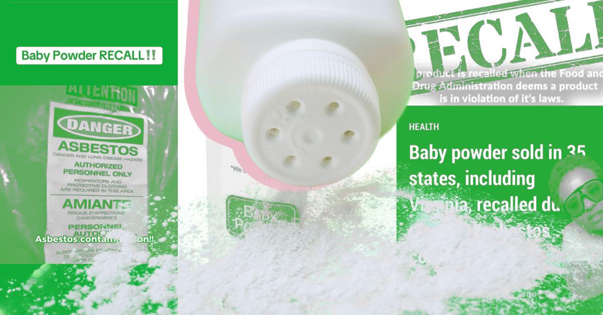 Dynacare Baby Powder Recalled Over Asbestos Concerns